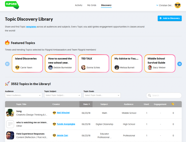 Flipgrid: Qué es y cómo usarla en el aula + tutorial en vídeo en español